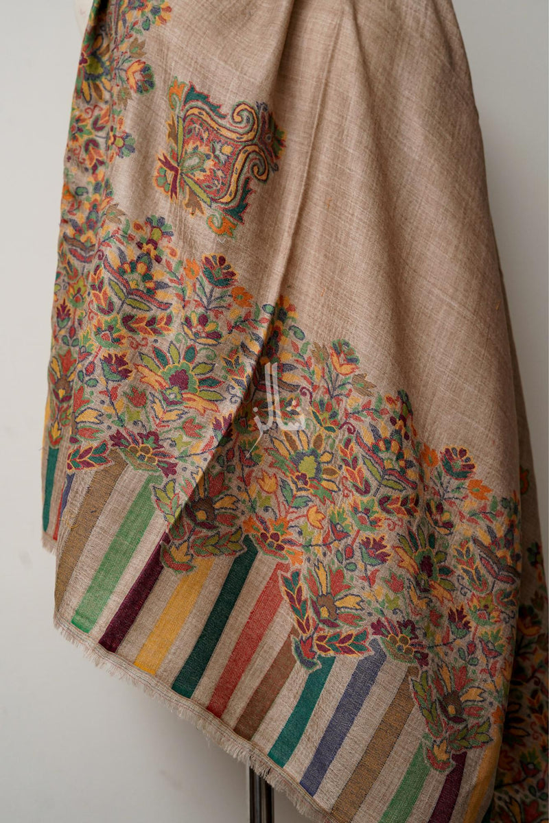 Elegant Crafted Borders Shawl | Unique Style & Comfort