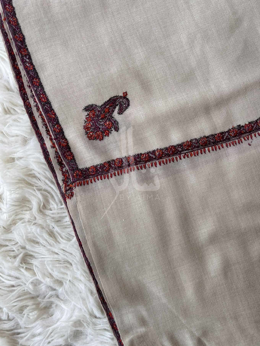 Graceful Kingri Border Stole