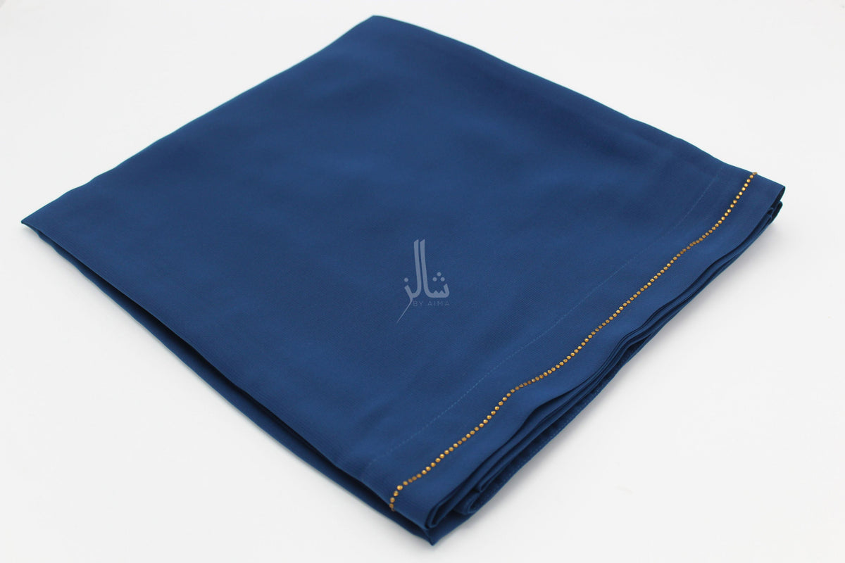 Single Stripe Stone Chiffon - Chaddar